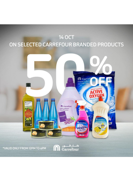 50% Off on Carrefour Branded Products from Carrefour until 14th October ...