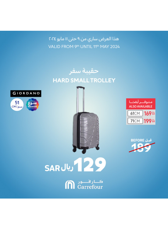 Travel Bag Offers from Carrefour until 11th May - Carrefour KSA Offers ...