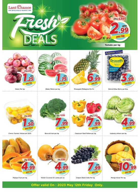 Fresh Deals from Last Chance until 12th May - Last Chance UAE Offers ...