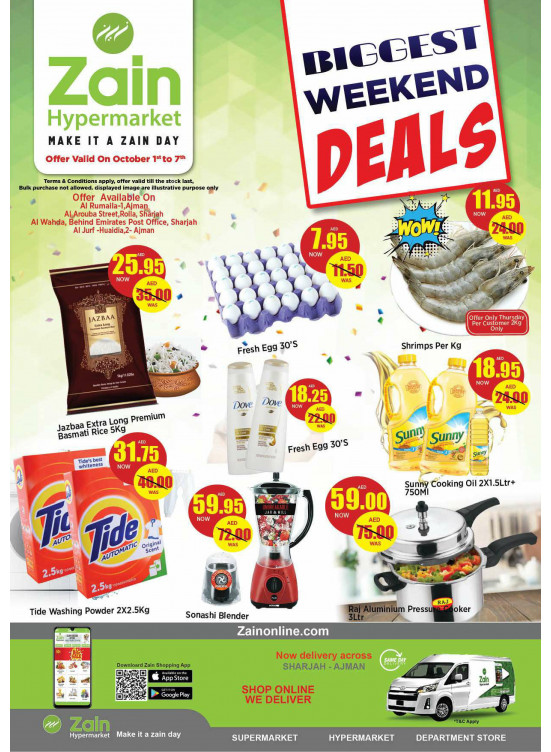 Biggest Weekend Deals from Zain Hypermarket until 7th October - Zain ...