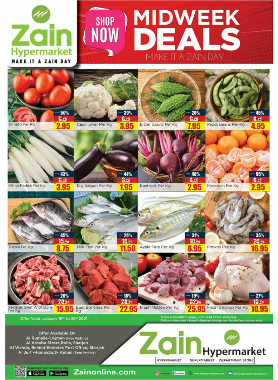 Midweek Deals from Zain Hypermarket until 20th January - Zain ...