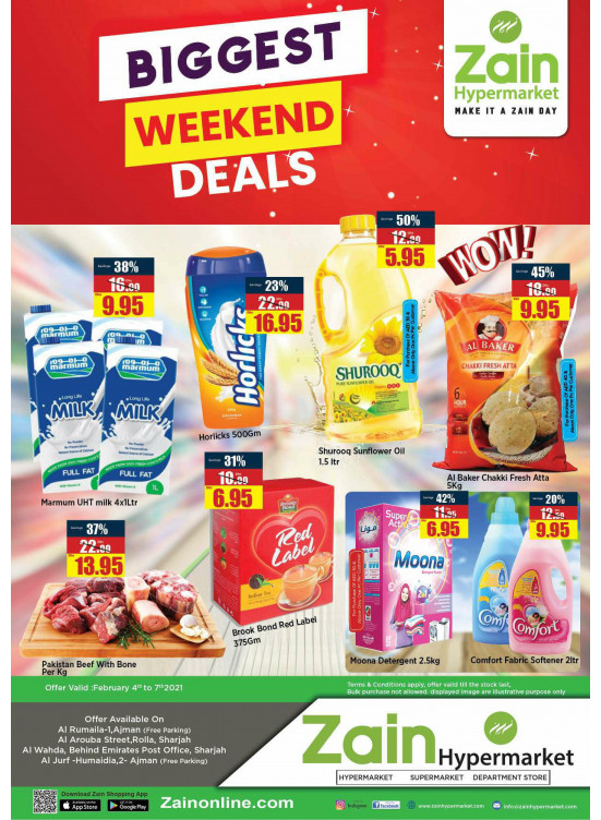 Biggest Weekend Deals from Zain Hypermarket until 8th February - Zain ...
