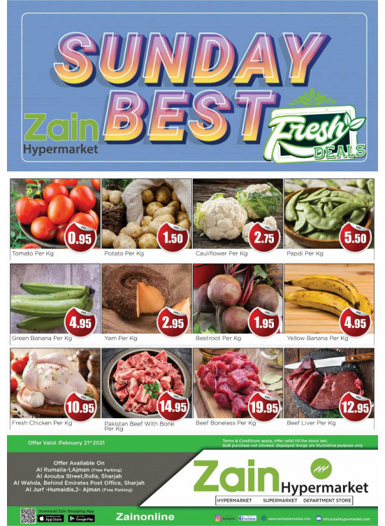 Fresh Deals from Zain Hypermarket until 21st February - Zain ...