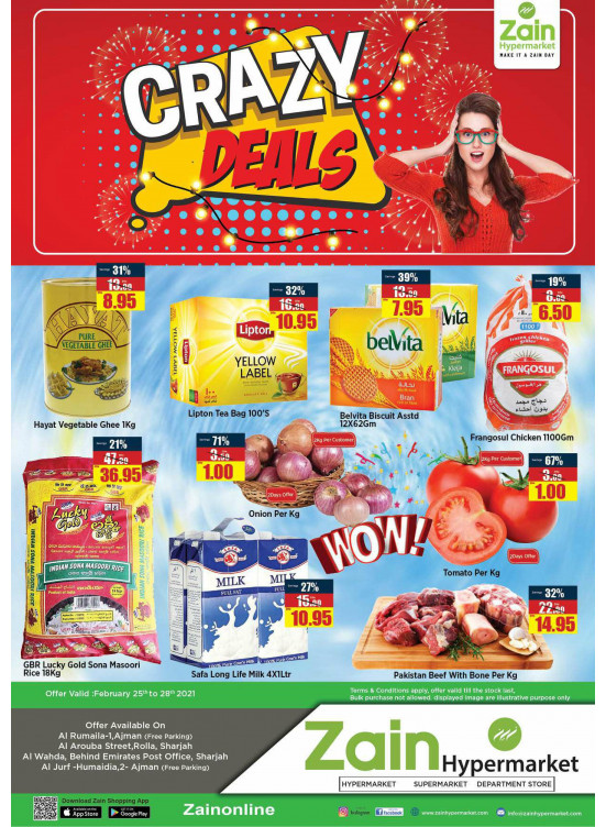 Crazy Deals from Zain Hypermarket until 28th February - Zain ...