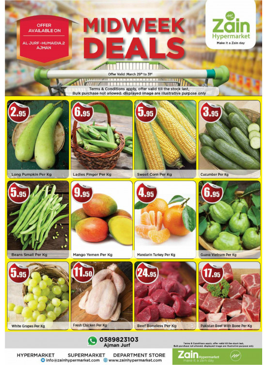 Midweek Deals from Zain Hypermarket until 1st April - Zain Hypermarket ...
