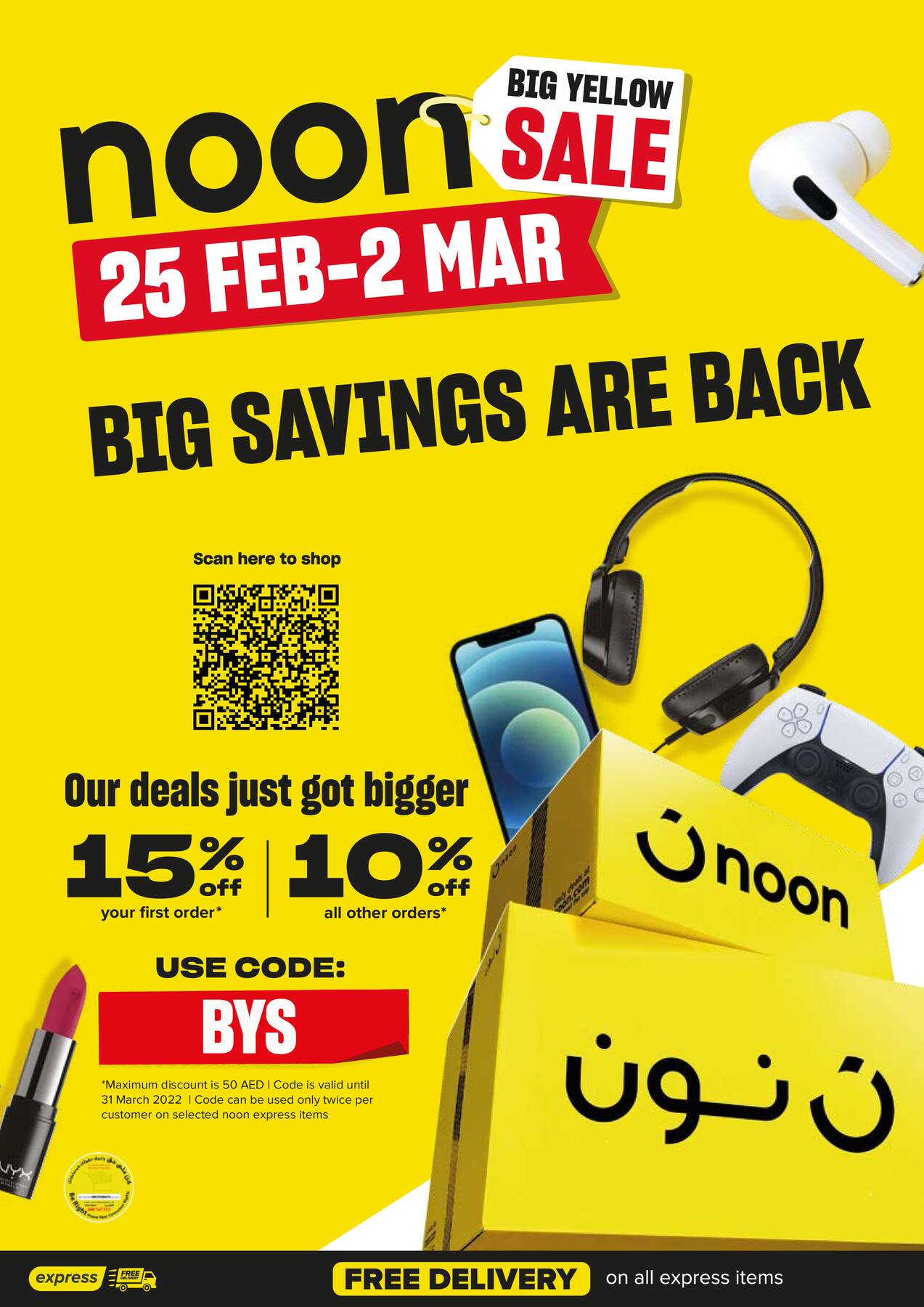 Big Savings from Noon until 2nd March - Noon Offers & Promotions