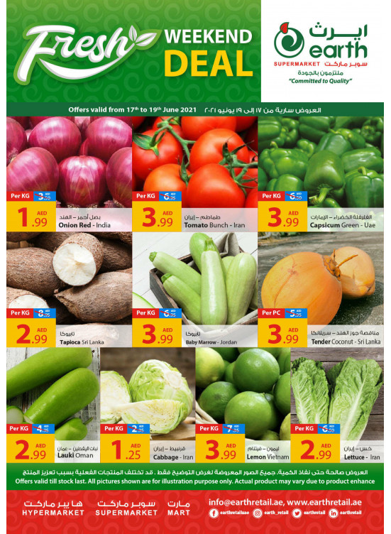 Fresh Weekend Deals from Earth Stores until 19th June - Earth Stores ...
