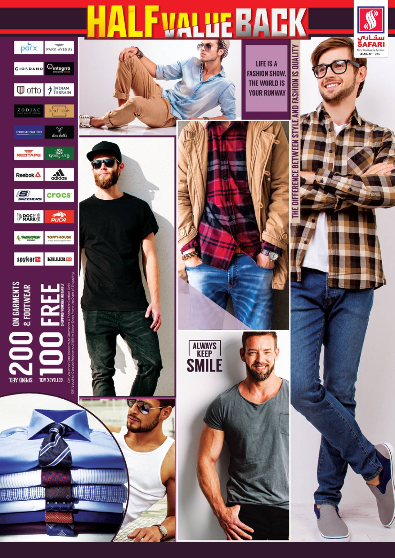 Half Value Back from Safari Hypermarket until 30th January - Safari ...