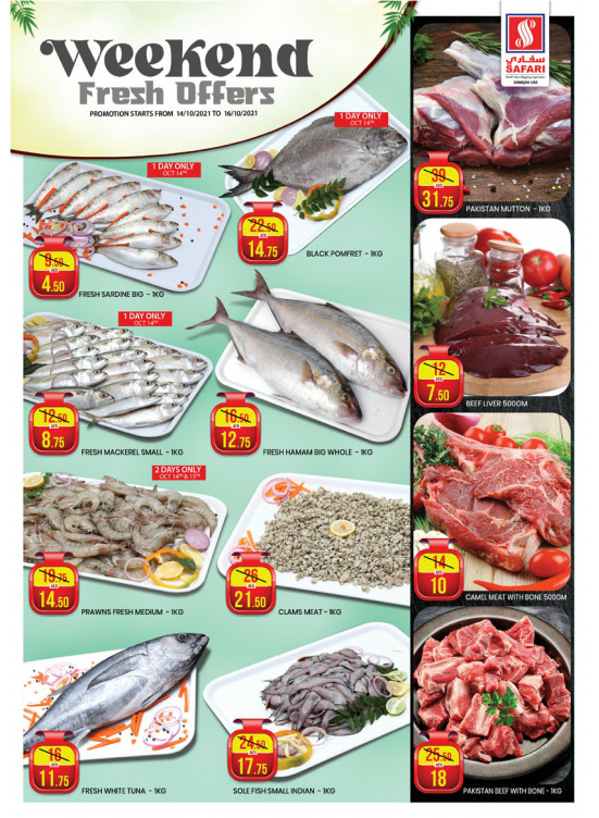 Weekend Fresh Offers from Safari Hypermarket until 16th October ...