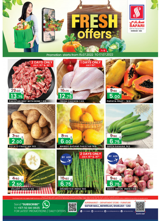 Fresh Offers from Safari Hypermarket until 17th July - Safari ...