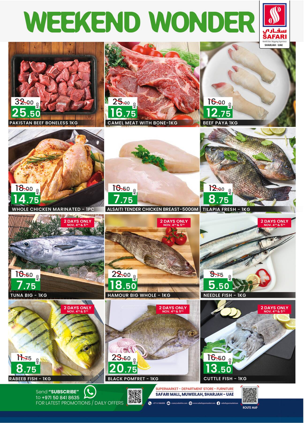 Weekend Wonder from Safari Hypermarket until 6th November - Safari ...