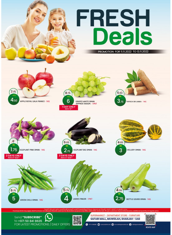 Fresh Deals from Safari Hypermarket until 13th November - Safari ...