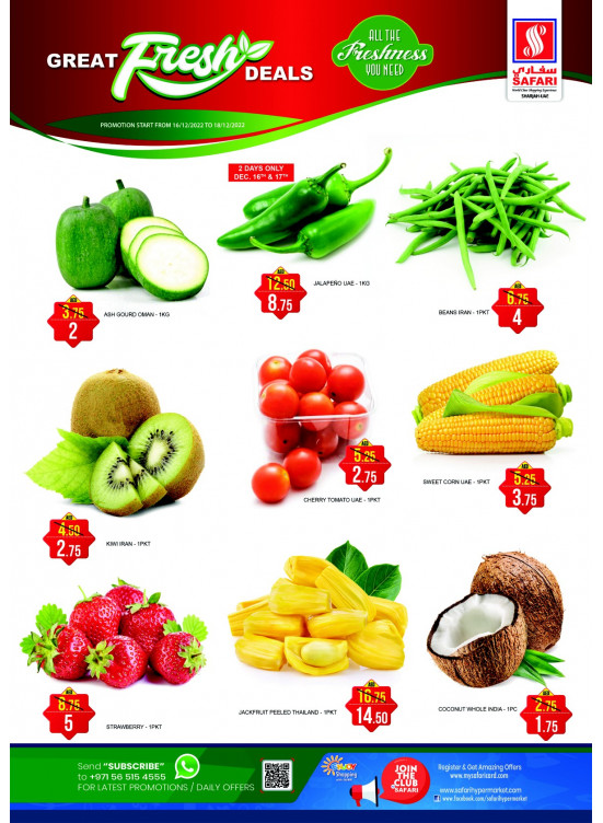Fresh Offers from Safari Hypermarket until 18th December - Safari ...