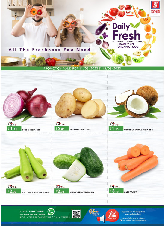 Daily Fresh from Safari Hypermarket until 12th March - Safari ...