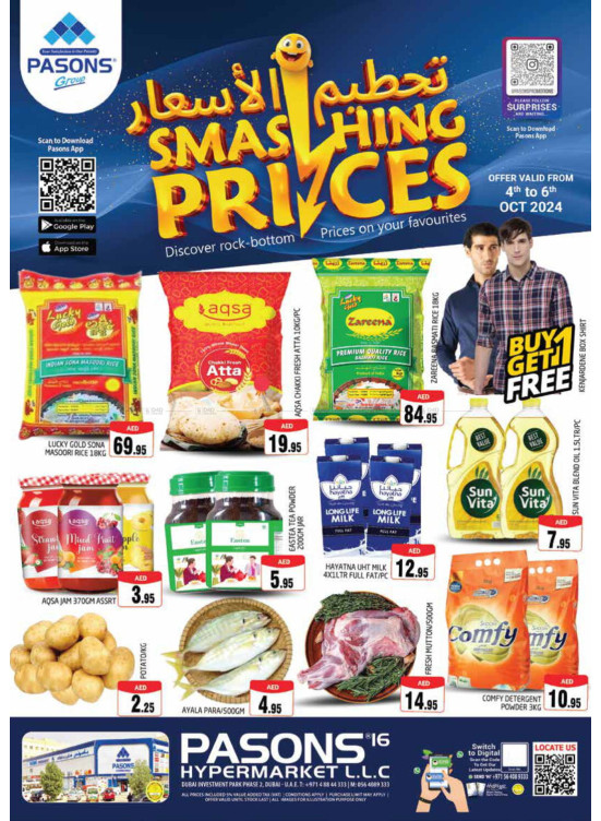 Smashing Prices - Pasons 16 Supermarket from Pasons until 6th October ...
