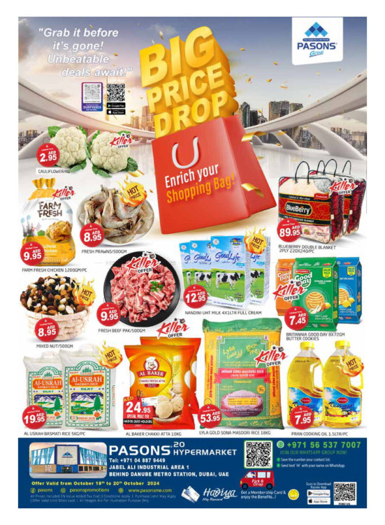 Big Price Drop - Pasons 20 Supermarket from Pasons until 20th October ...