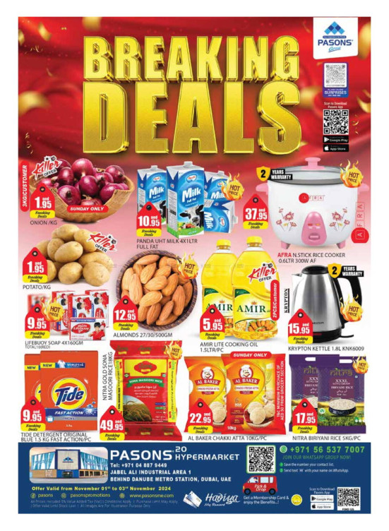 Breaking Deals - Pasons 20 Supermarket from Pasons until 3rd November ...