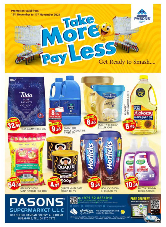 Take More & Pay Less - Al Karama from Pasons until 17th November ...