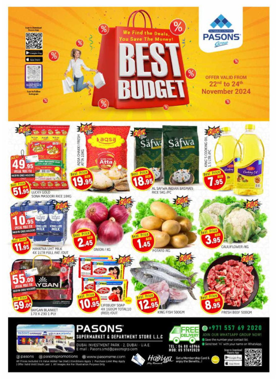 Best Budget - Dip 2 from Pasons until 24th November - Pasons UAE Offers ...