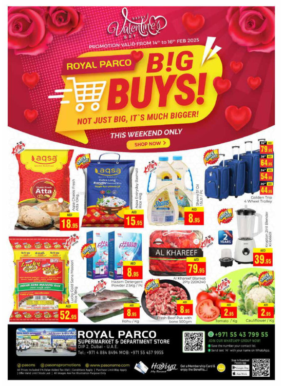 Deals Point - Royal Parco Supermarket & Department Store DIP2 from Pasons until 16th February ...