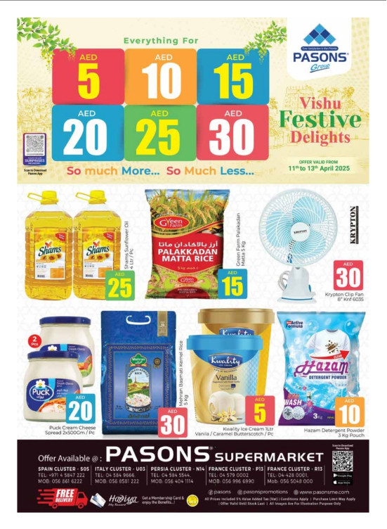 Vishu Offers - Pasons 18 Supermarket from Pasons until 14th April ...