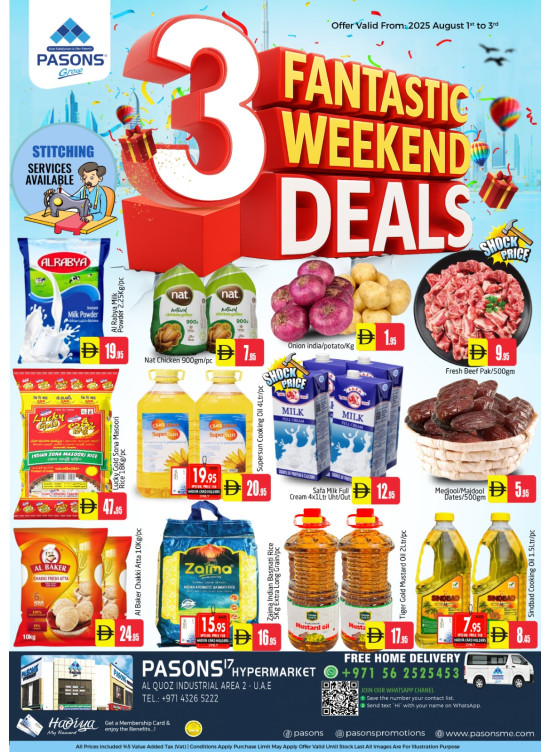 Value Saver - Al Quoz from Pasons until 3rd August - Pasons UAE Offers ...