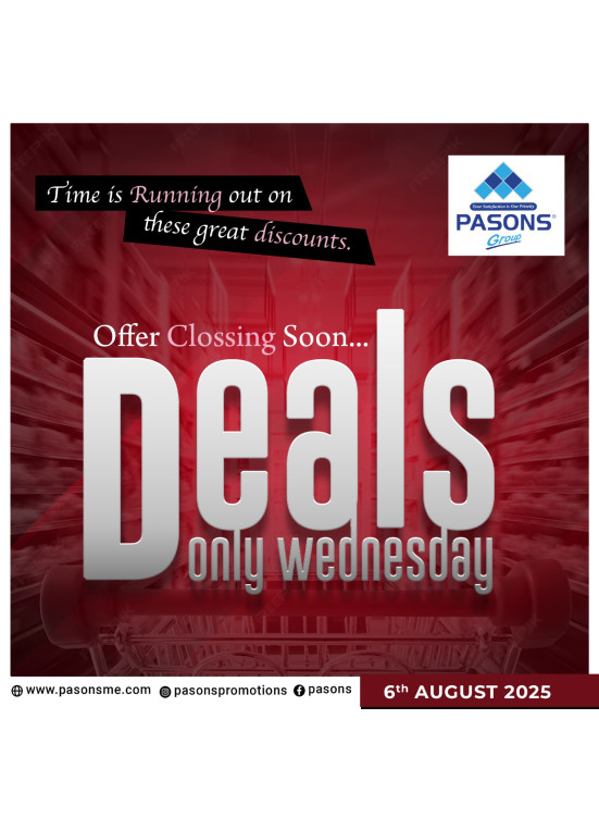 Wednesday Market from Pasons until 6th August - Pasons UAE Offers ...