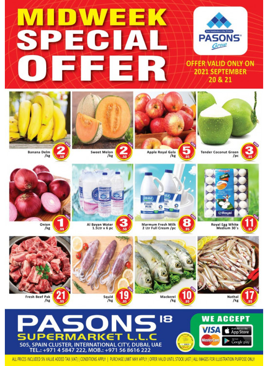 Midweek Special Offer - Pasons 18 Supermarket from Pasons until 21st ...