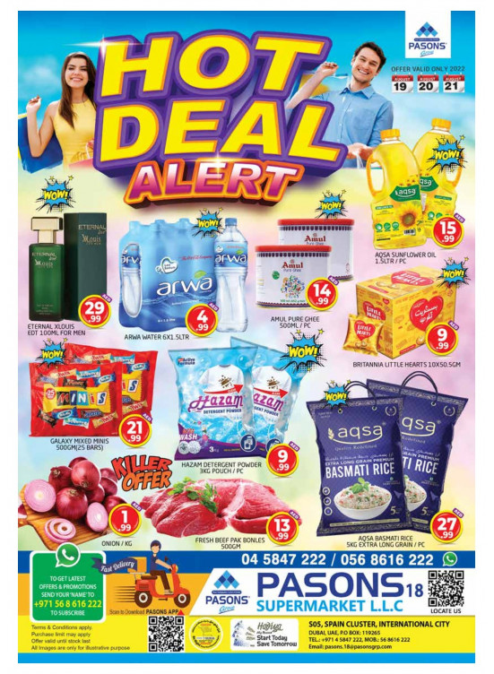 Hot Deal Alert - Pasons 18 Supermarket from Pasons until 22nd August ...