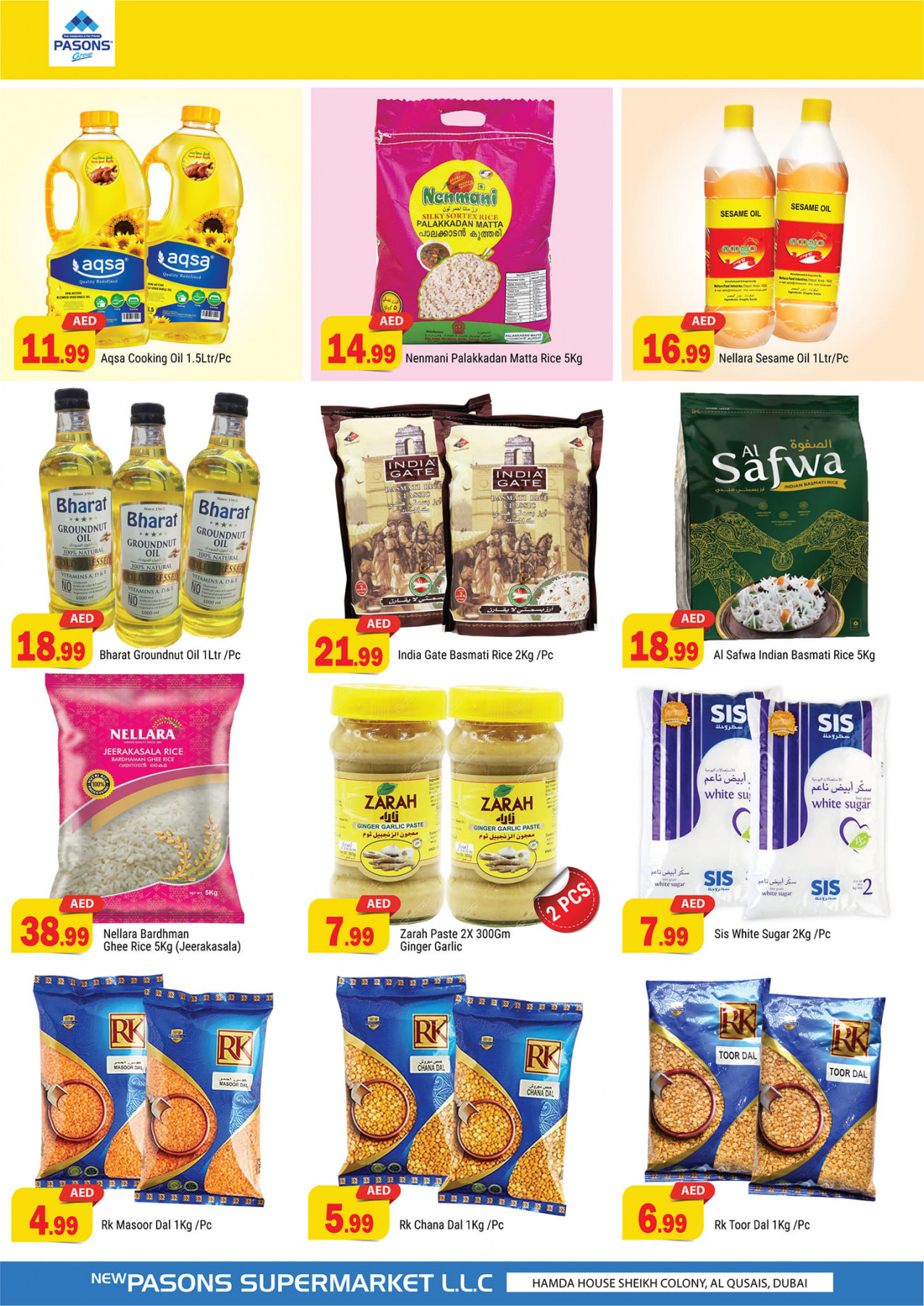 Weekend Deals - Al Qusais from Pasons until 6th November - Pasons ...