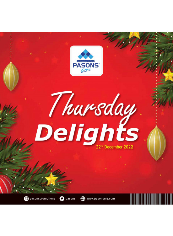 Thursday Deals from Pasons until 22nd December - Pasons UAE Offers ...