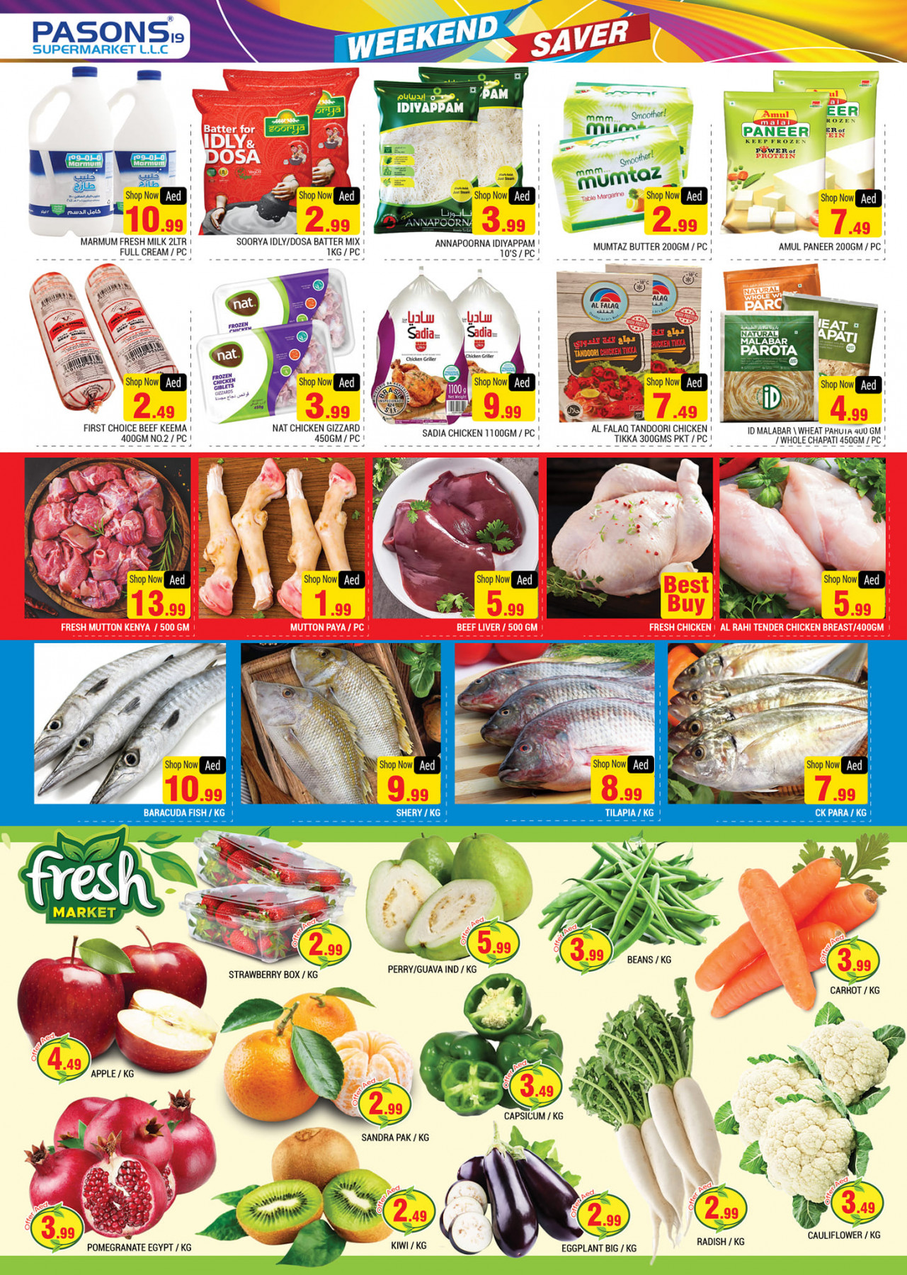 Weekend Saver - Pasons 19 Supermarket from Pasons until 15th January ...