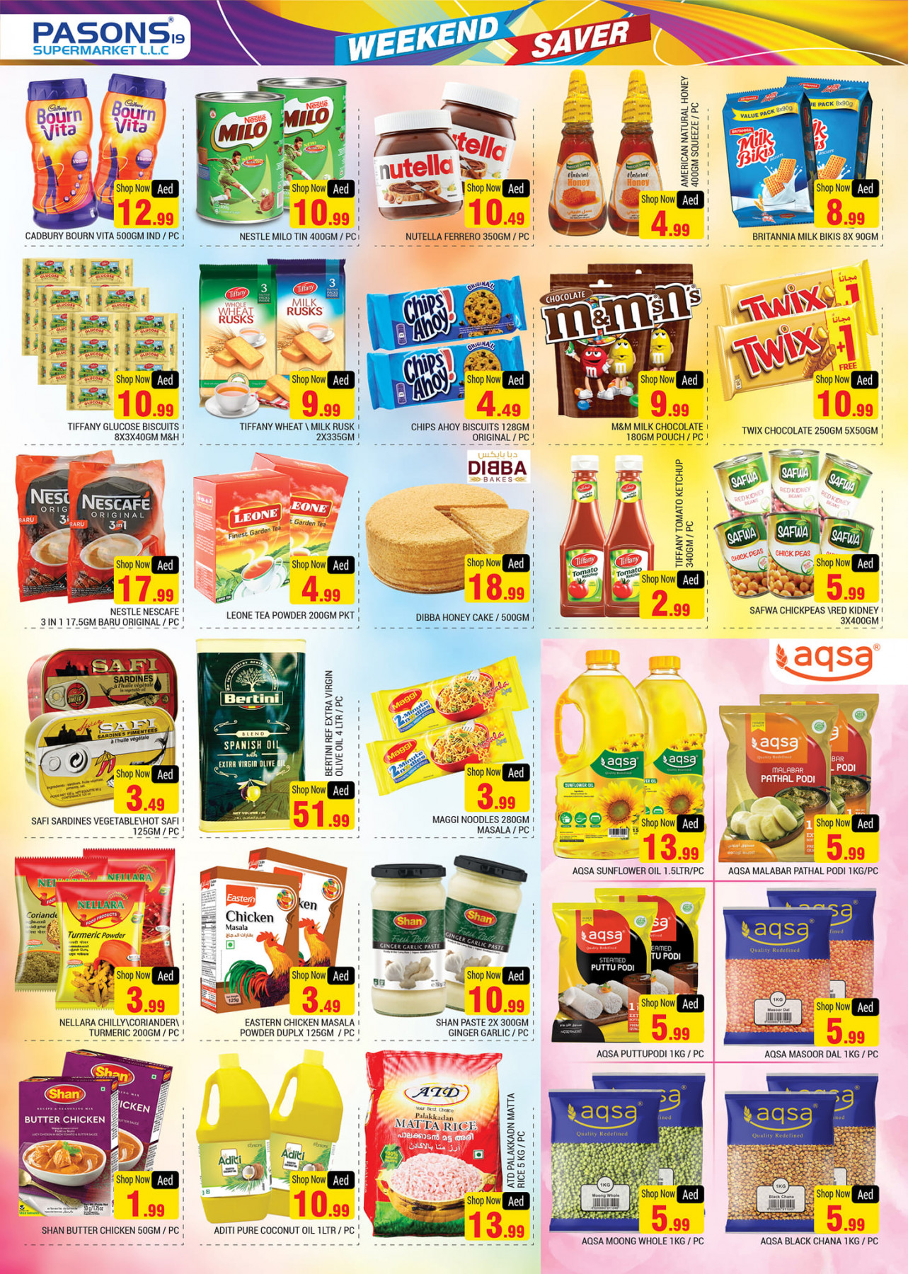 Weekend Saver - Pasons 19 Supermarket from Pasons until 15th January ...