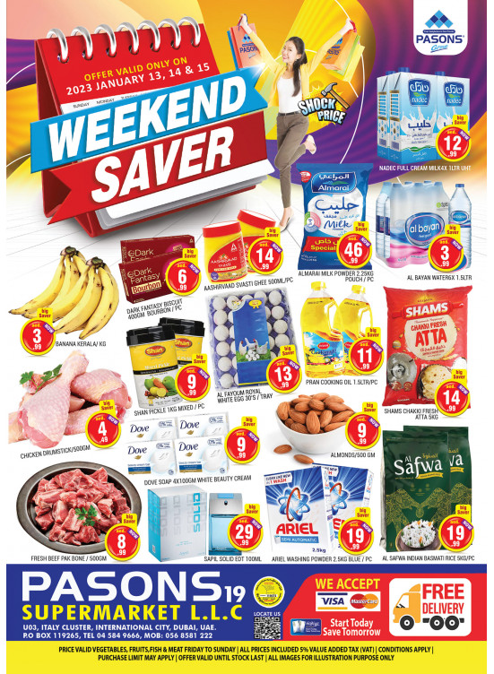 Weekend Saver - Pasons 19 Supermarket from Pasons until 15th January ...