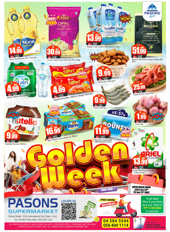Golden Weekend Offers - Pasons 21 Supermarket, Persia Cluster from ...