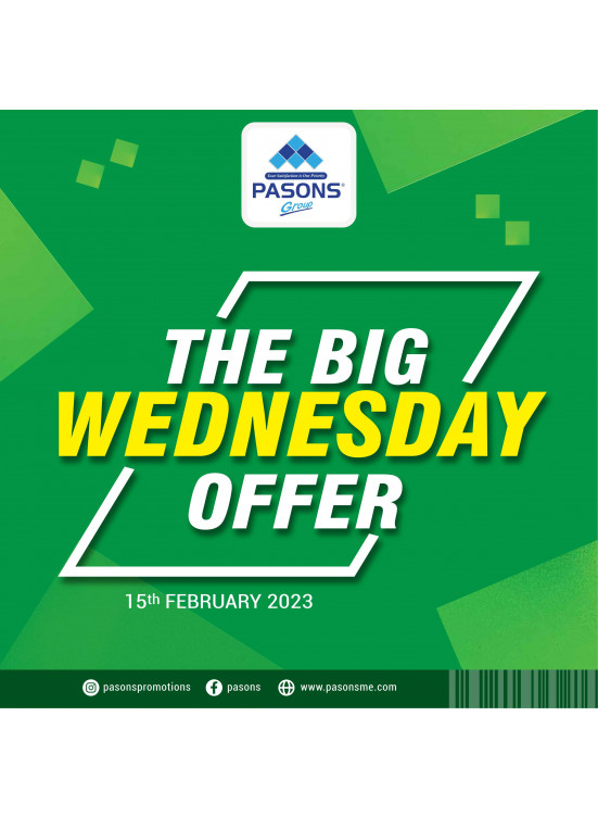 Wednesday Offers from Pasons until 15th February - Pasons UAE Offers ...