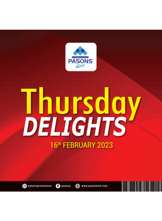 Thursday Deals from Pasons until 16th February - Pasons UAE Offers ...
