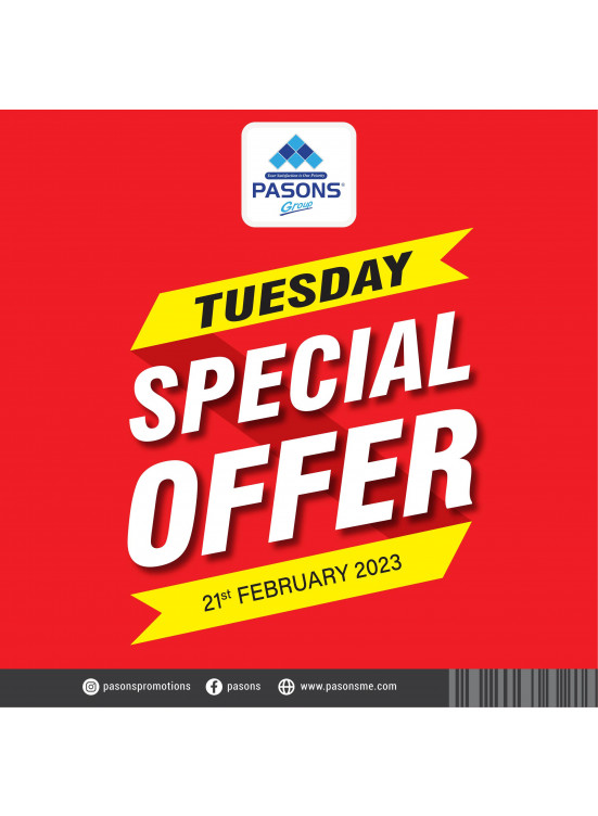 Tuesday Offers from Pasons until 21st February - Pasons UAE Offers ...