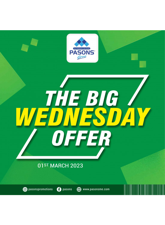Wednesday Offers from Pasons until 1st March - Pasons UAE Offers ...