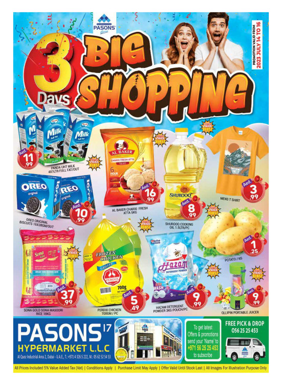 Weekend Deals - Al Quoz from Pasons until 16th July - Pasons UAE Offers ...