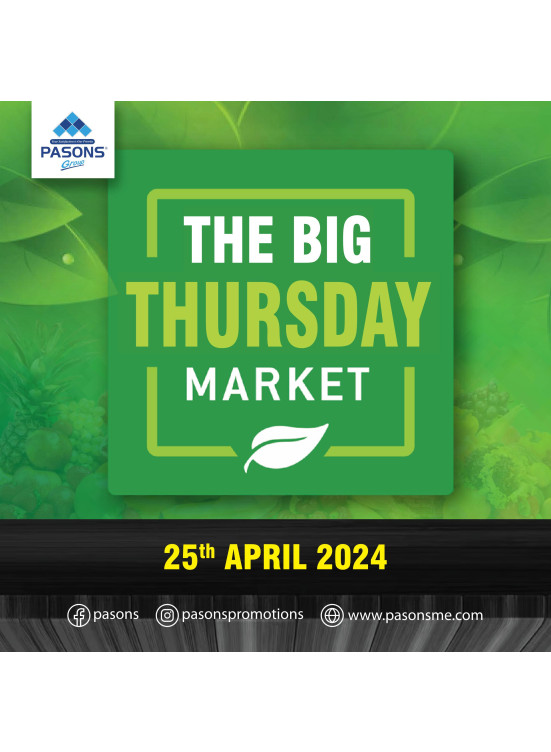 Thursday Offer from Pasons until 25th April - Pasons UAE Offers ...