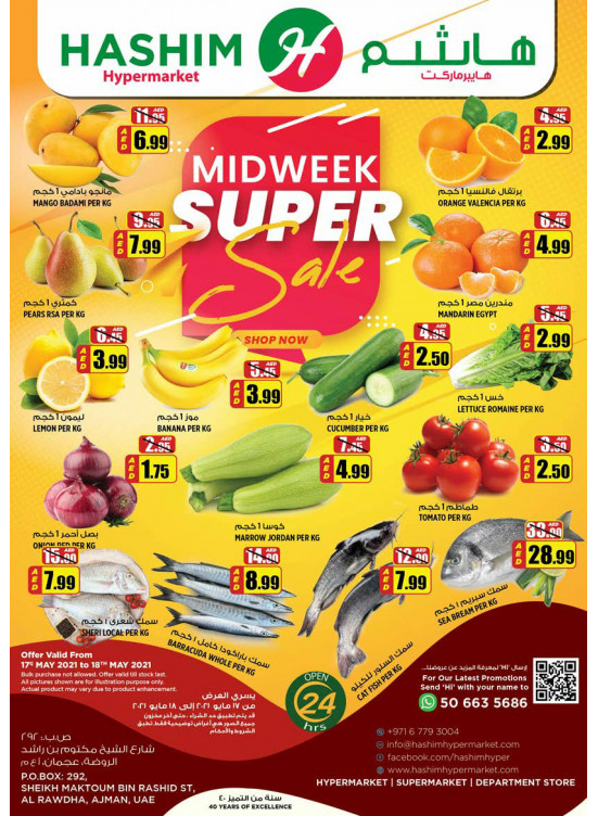 Midweek Super Sale from Hashim Hypermarket until 18th May - Hashim ...