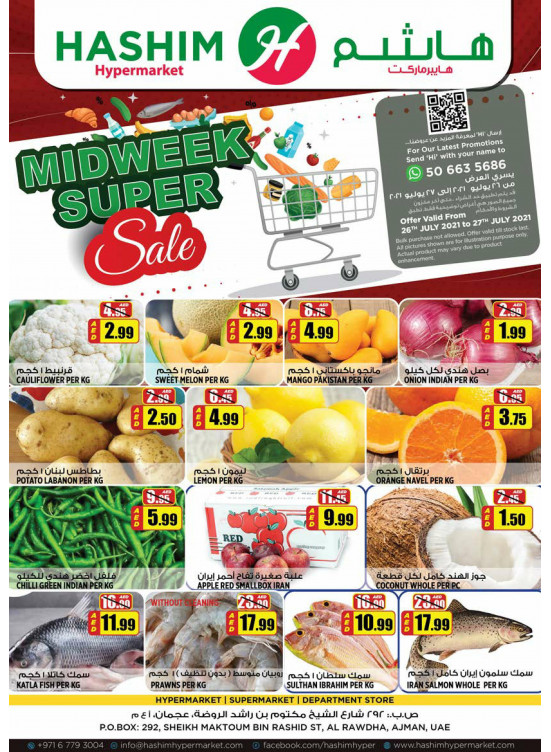 Midweek Super Sale from Hashim Hypermarket until 27th July - Hashim ...