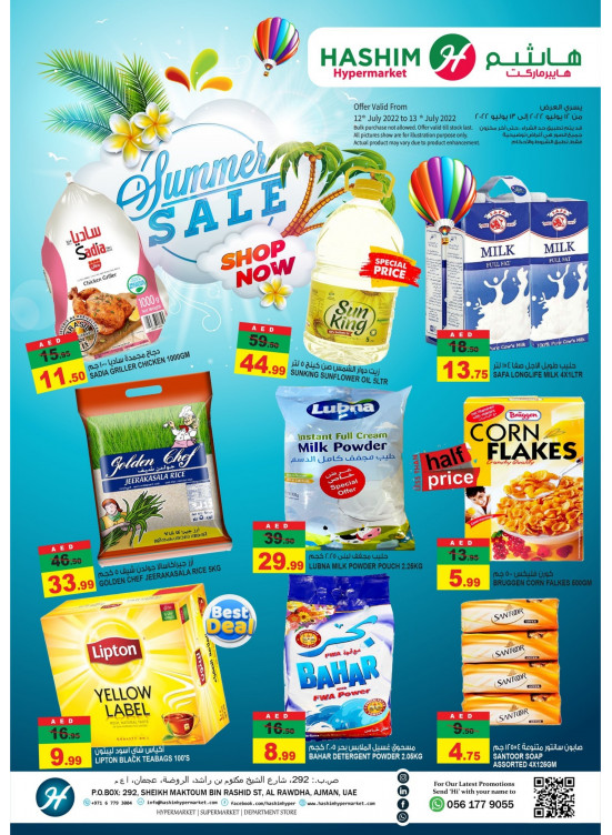 Summer Sale from Hashim Hypermarket until 13th July - Hashim ...