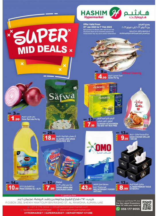 Midweek Deals from Hashim Hypermarket until 1st February - Hashim ...