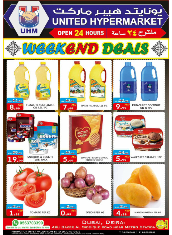 Weekend Deals from United Hypermarket until 18th June - United ...