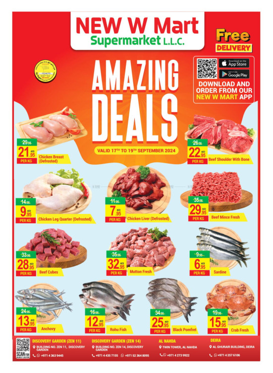 Amazing Deals from New W Mart until 19th September - New W Mart UAE ...