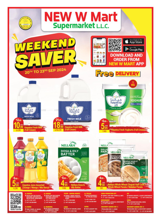 Weekend Saver from New W Mart until 23rd September - New W Mart UAE ...