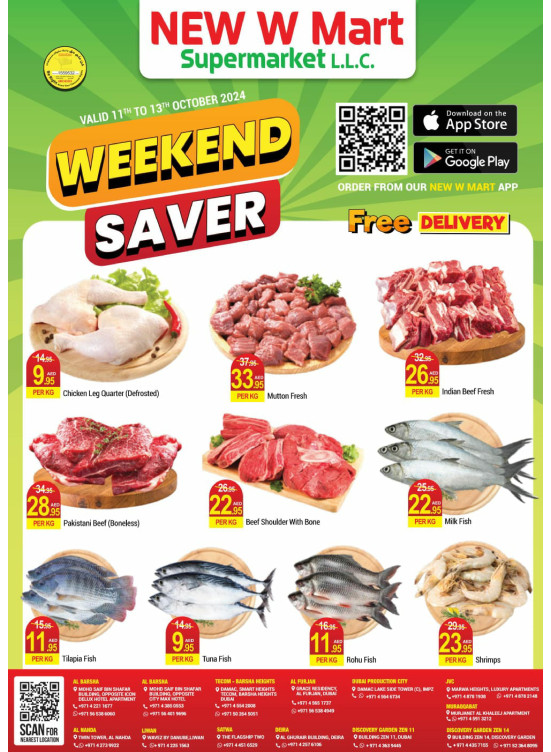 Weekend Saver from New W Mart until 13th October - New W Mart UAE ...