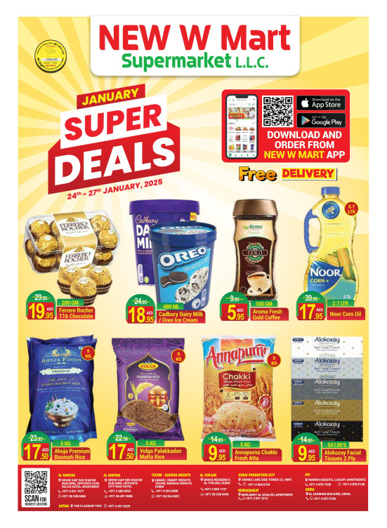 Super Deals from New W Mart until 27th January - New W Mart UAE Offers ...